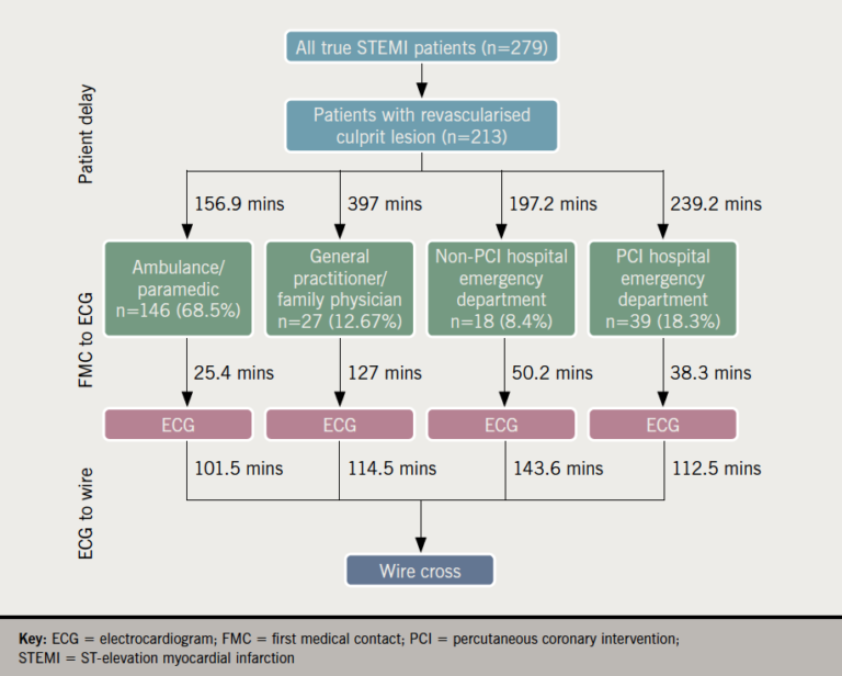 Total ischaemic time in STEMI: factors influencing systemic delay